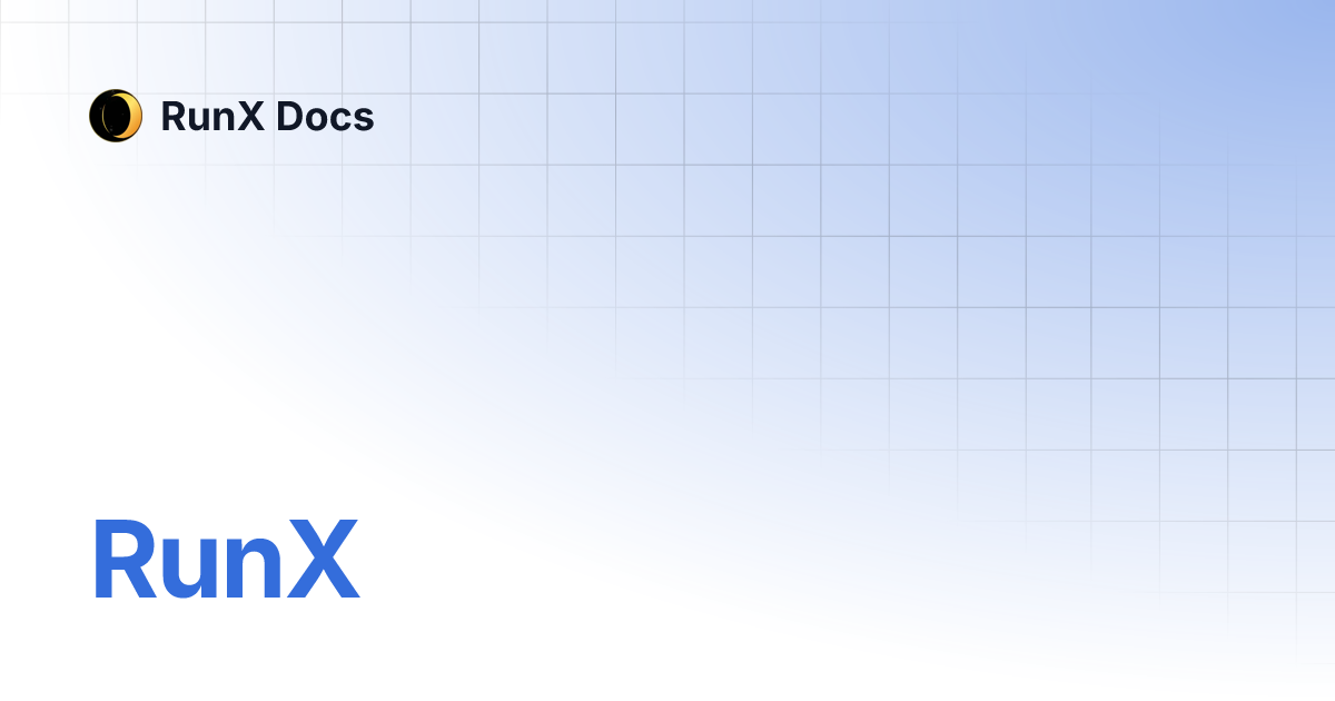 Runx Runx Docs 